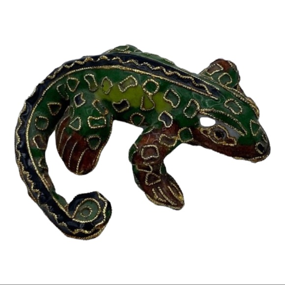 Accents | Vintage Decorative Lizard Detailed And Hand Painted | Poshmark